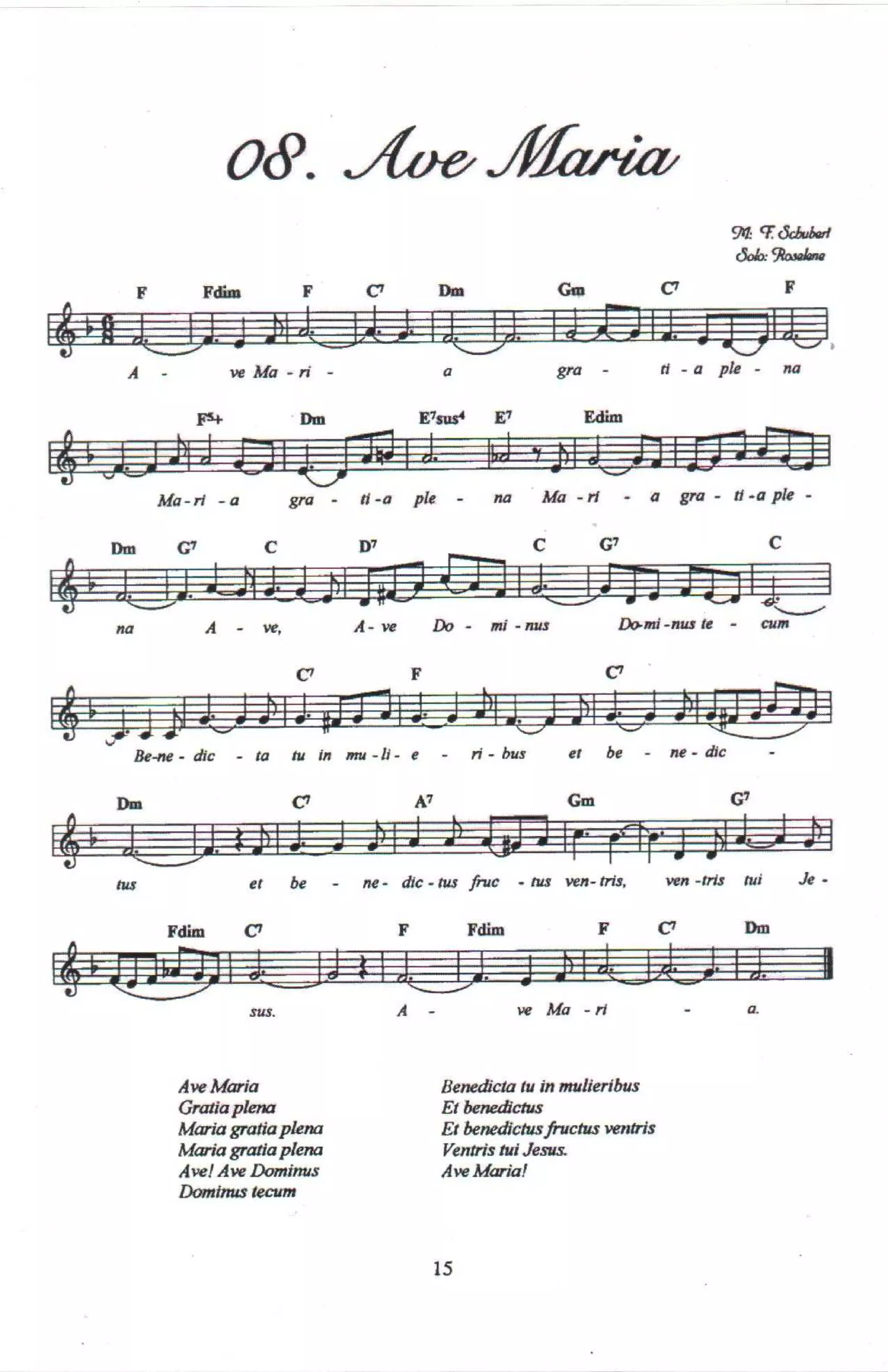 Ave maria schubert (1) | PDF