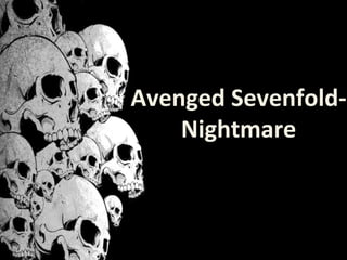 Avenged Sevenfold Nightmare Wallpaper