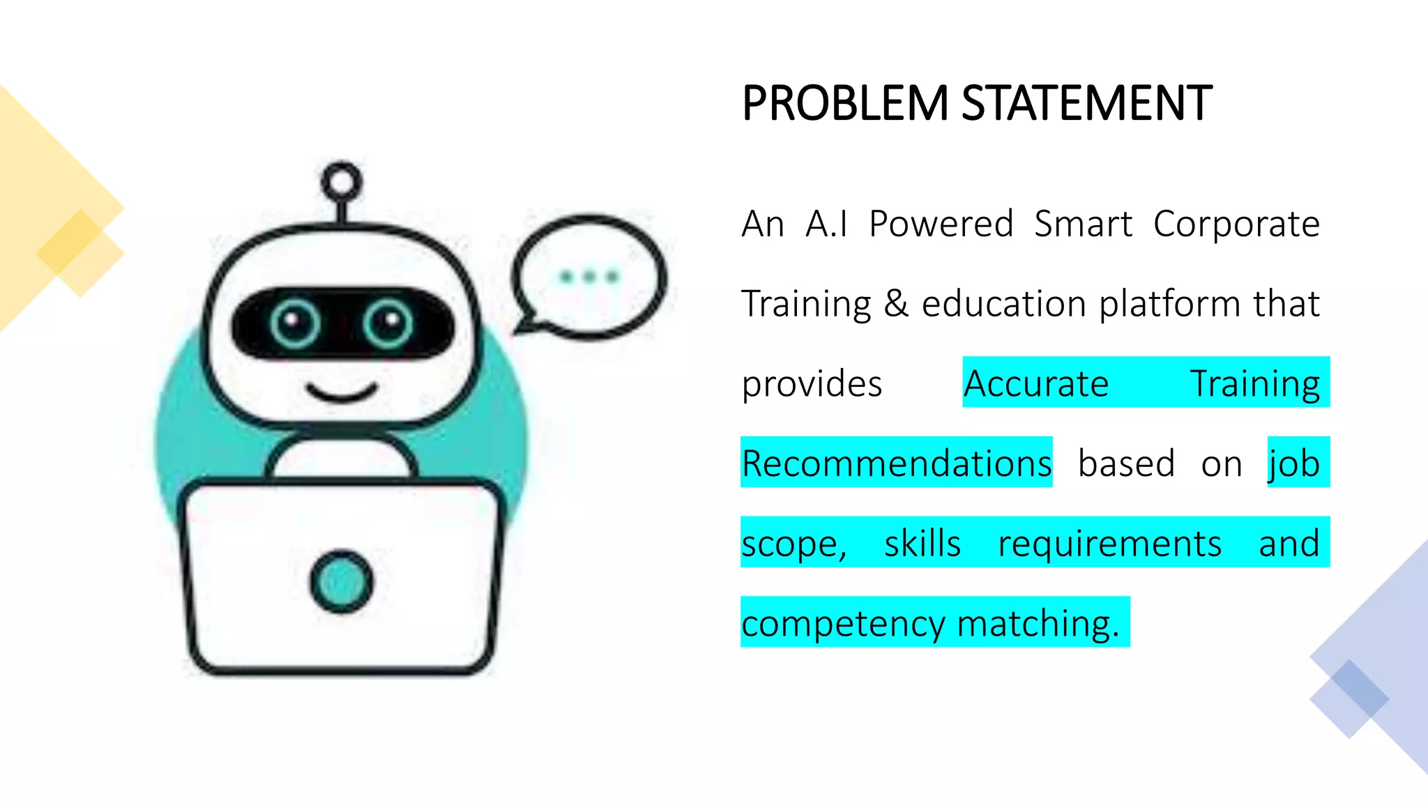 Aventis AI Powered Training management system slide deck | PPT