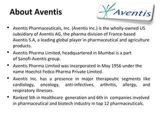 Aventis sales promotion startegy ppt | PPT