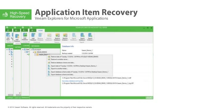 Veeam Backup Essentials v9 Overview