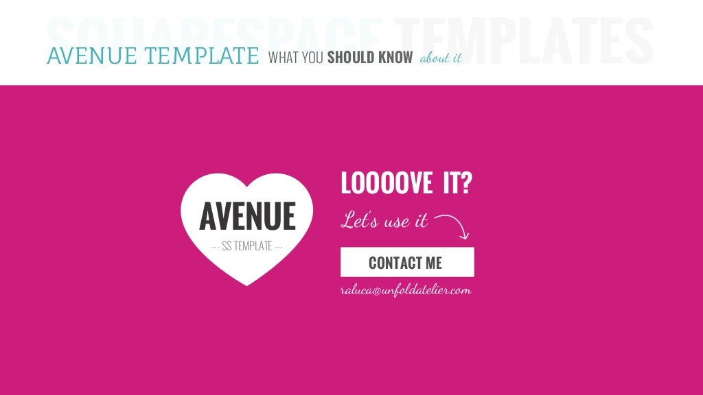 Avenue Squarespace Website Template Avenue Squarespace Website Template