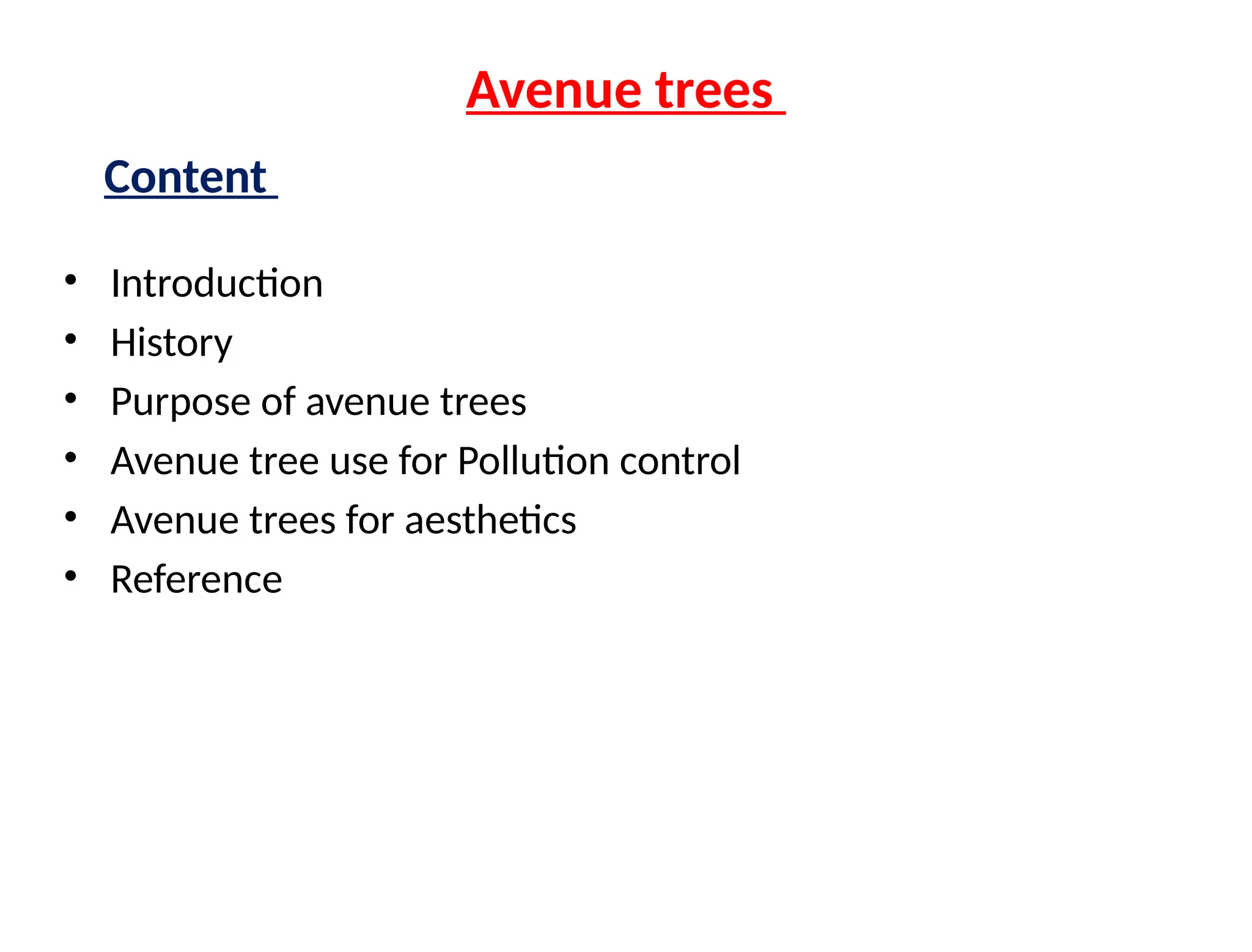 Avenue tree for pollution control .pptx