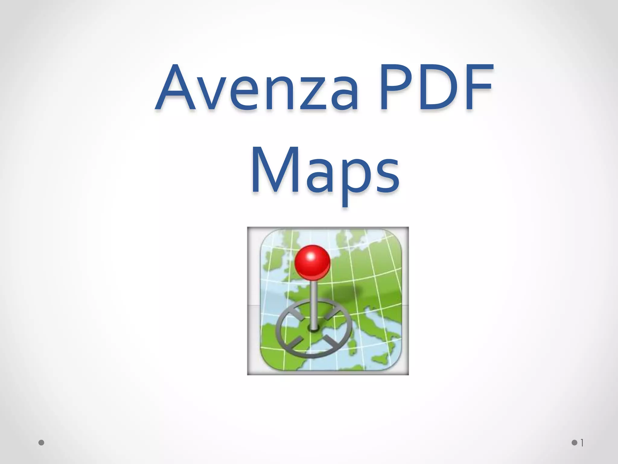 Basic Avenza PDF maps instructions | PPTX