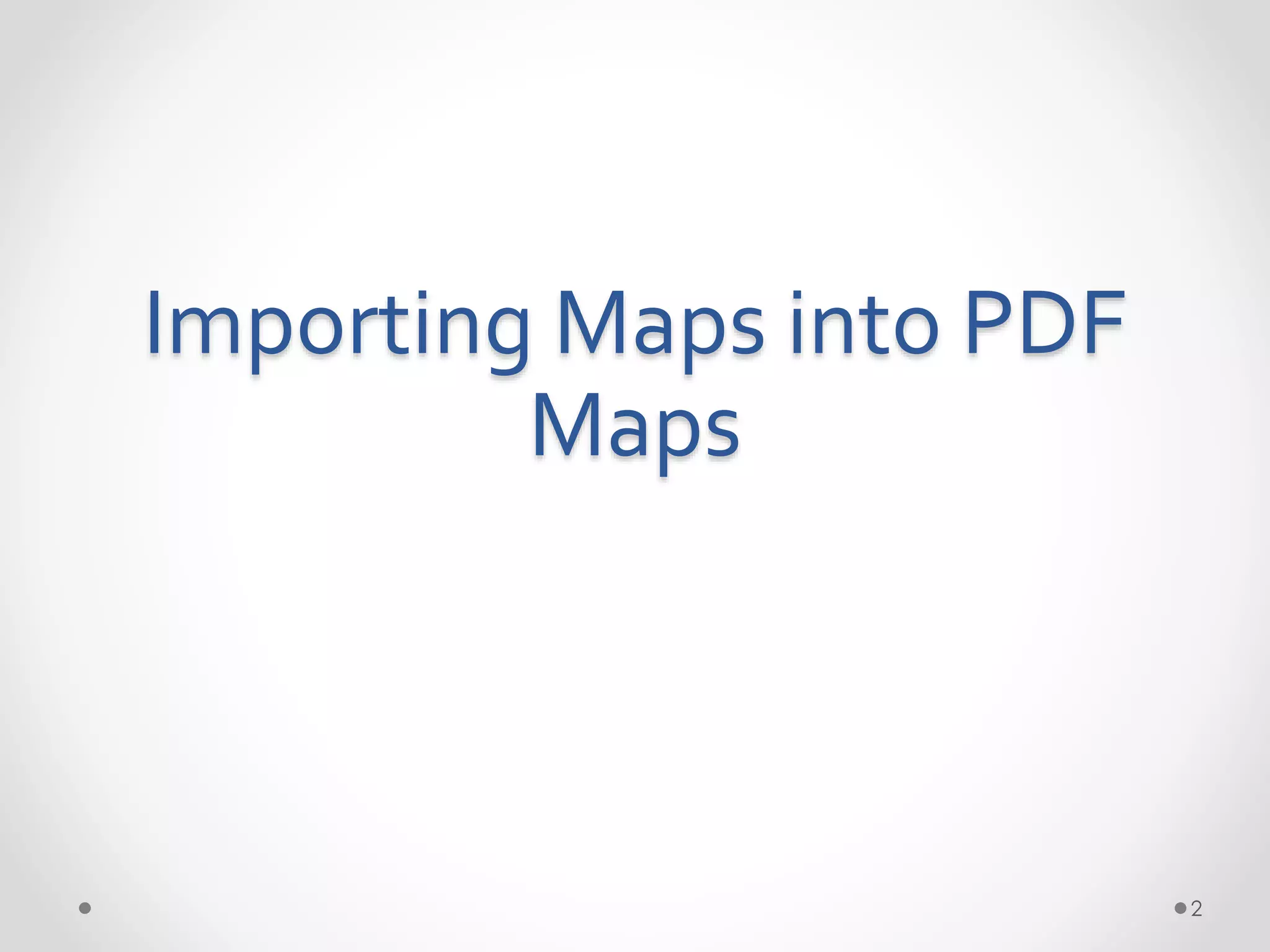 Basic Avenza PDF maps instructions | PPTX