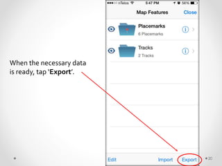 Basic Avenza PDF maps instructions | PPTX