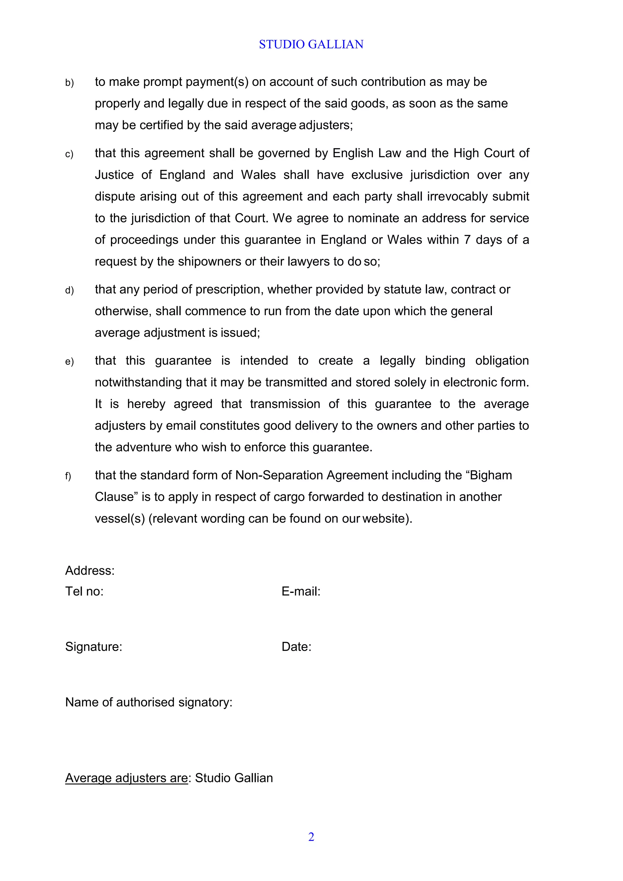 Average Guarantee SG | PDF