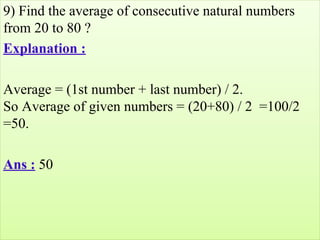 Average questions and answers | PDF