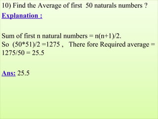 Average questions and answers | PDF