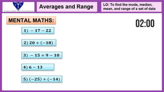 Averages and Range (1).pptx