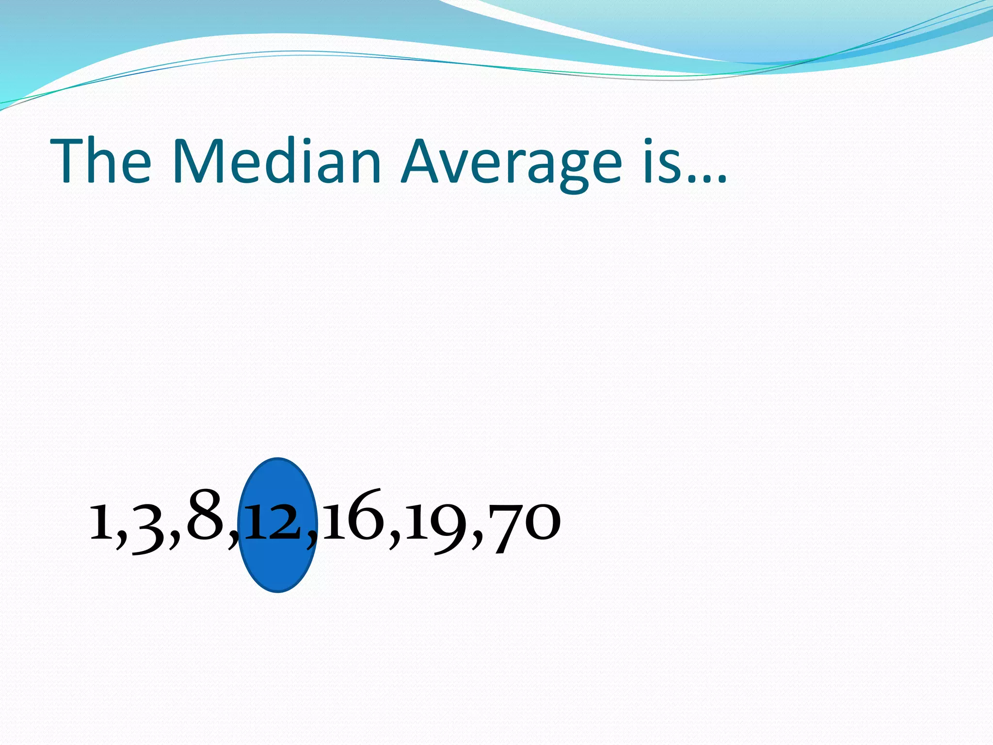 Averages – lesson 2 – media and mode | PPTX