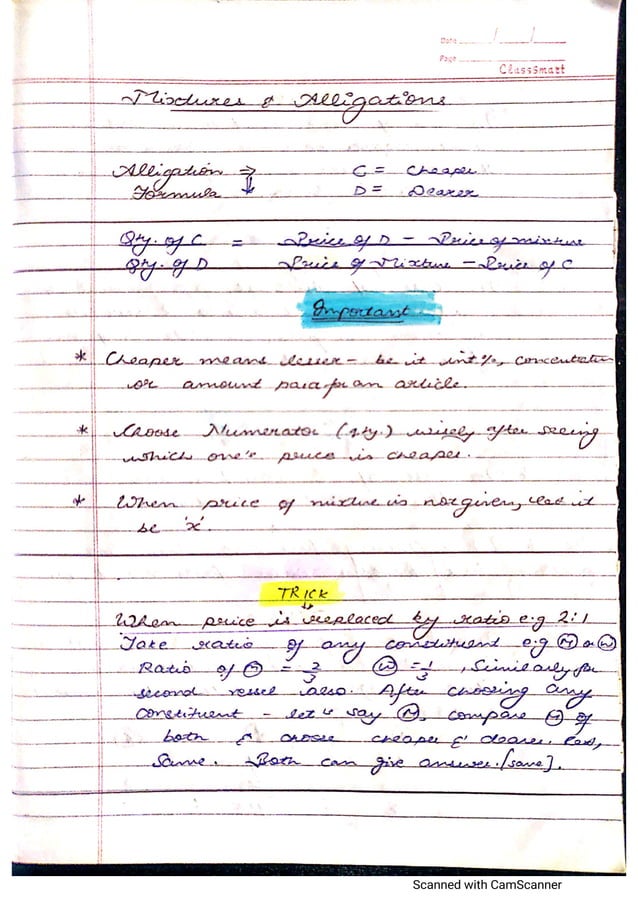 Averages Mixtures And Alligation Formulas Non Engineers Pdf