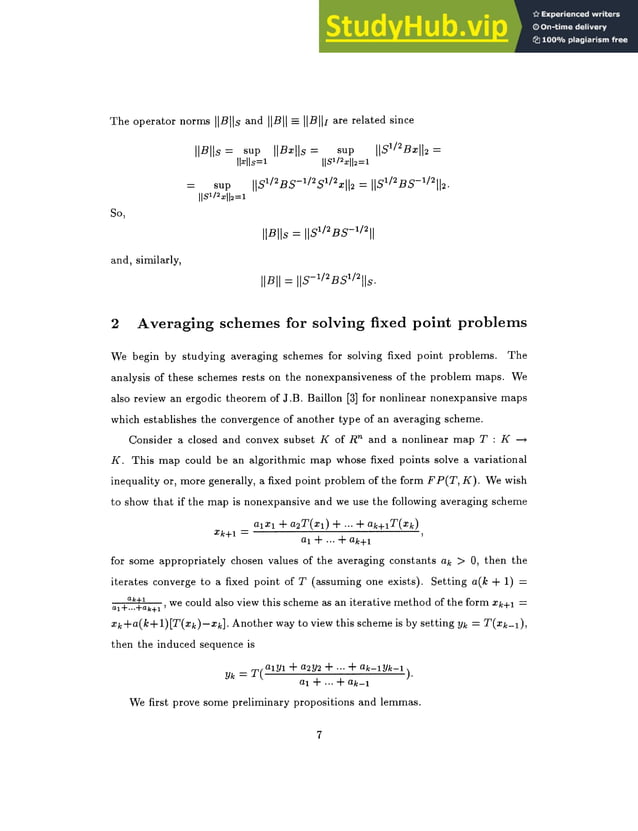Averaging Schemes For Solving Fixed Point And Variational Inequality Problems | PDF | Technology ...