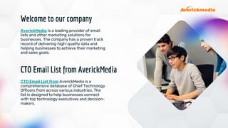 Connecting with Chief Technology Officers | PPT