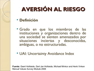 Aversión al riesgo | PPT
