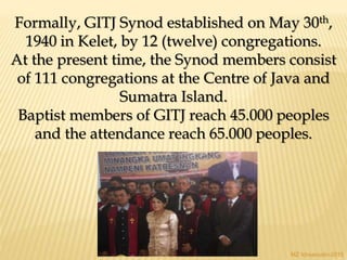 A very brief history of GITJ | PPT