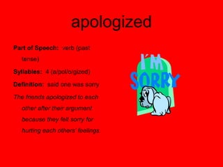 A very important day vocabulary | PPT