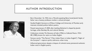A very Indian poem in english in Indian English | PPTX