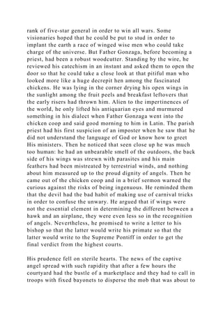 A Very Old Man with Enormous Wingsby Gabriel Garcia Marquez.docx