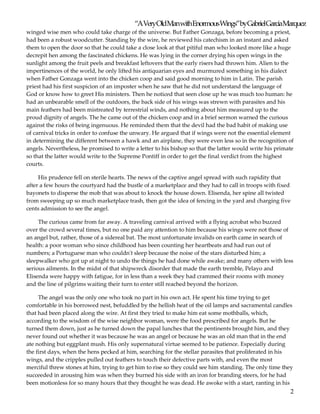 A very oldmanwithenormouswingsbymarquez | PDF
