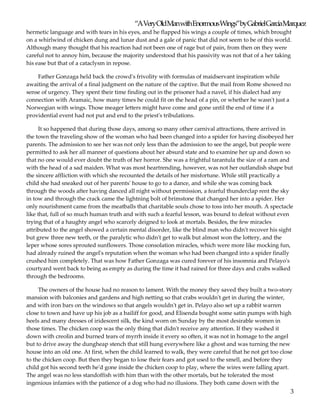 A very oldmanwithenormouswingsbymarquez | PDF