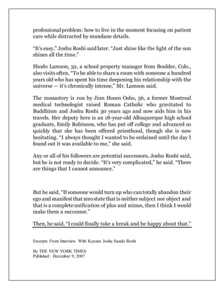 A very old zen master | DOC | Buddhism | Religion & Spirituality