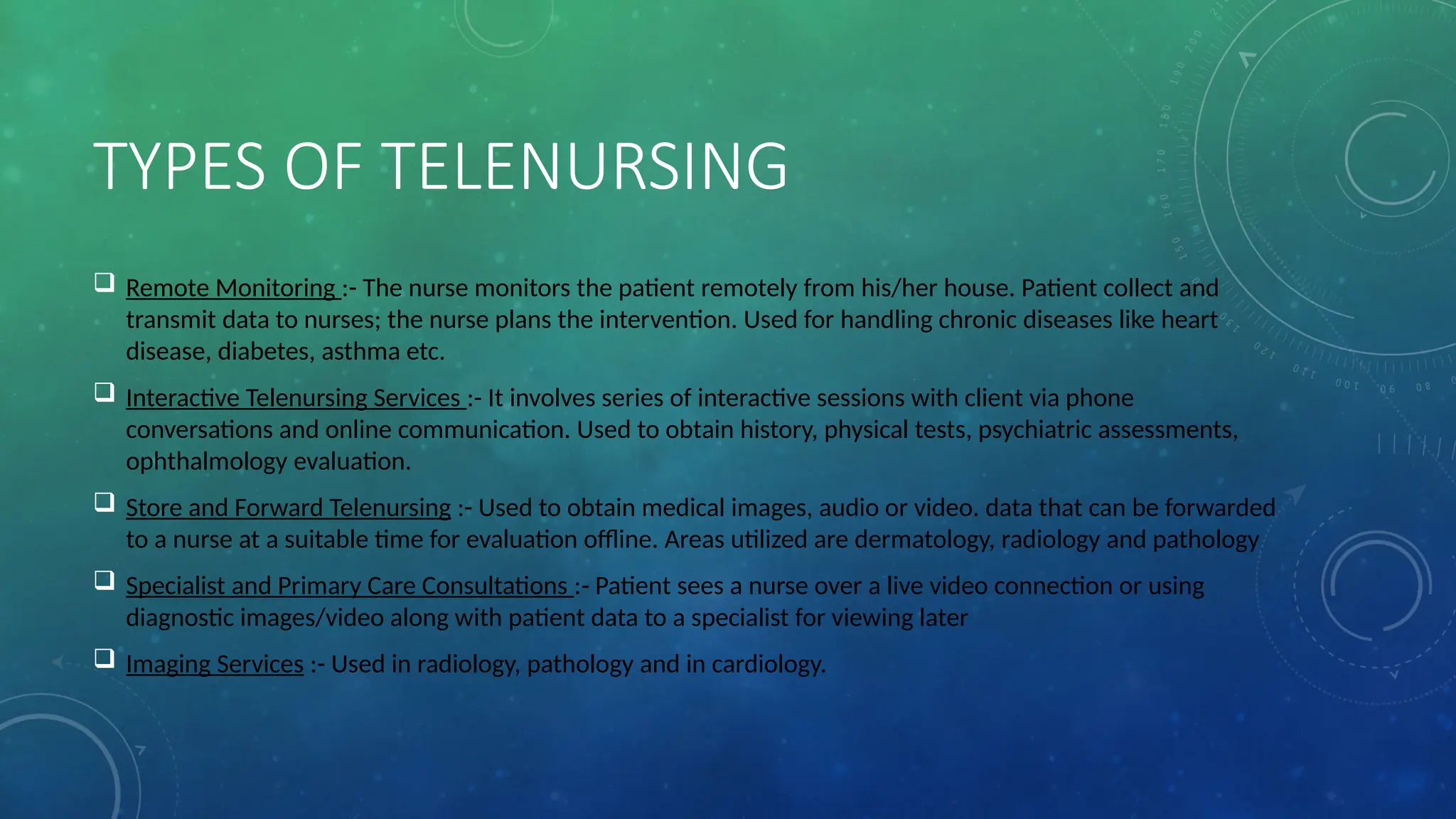telenursing Presentation.pptx telehealth, telemedicine | PPT