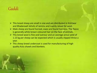 INDIGENOUS AND EXOTIC BREEDS OF LIVESTOCK | PPTX