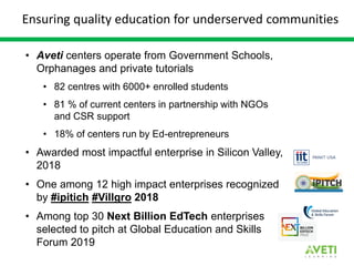 Aveti learning pitch deck 20 march 2019 | PDF