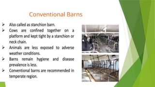 Housing Principles of Livestock and Poultry, Space requirements | PPTX