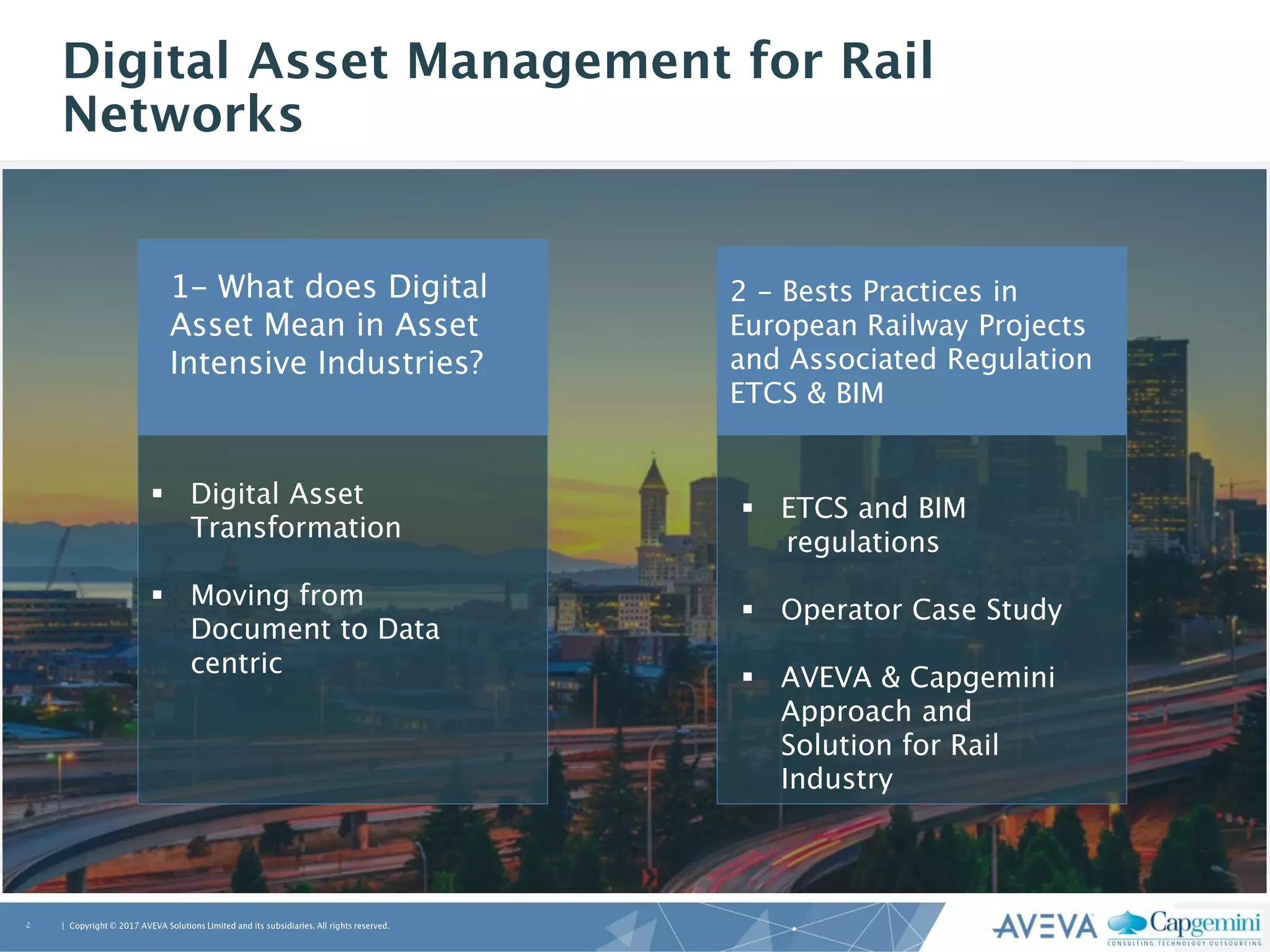 Digital Asset Management for Rail Networks | PDF