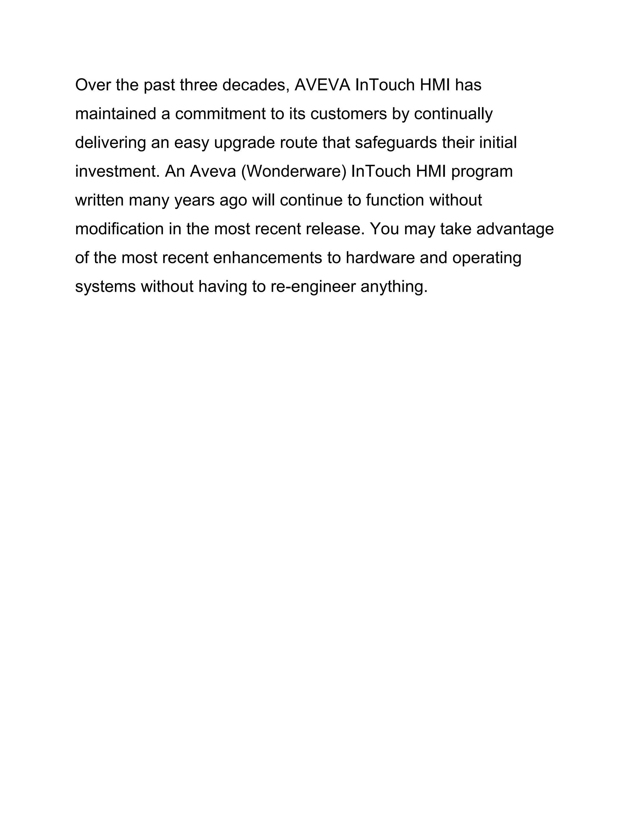 Aveva InTouch HMI | DOCX