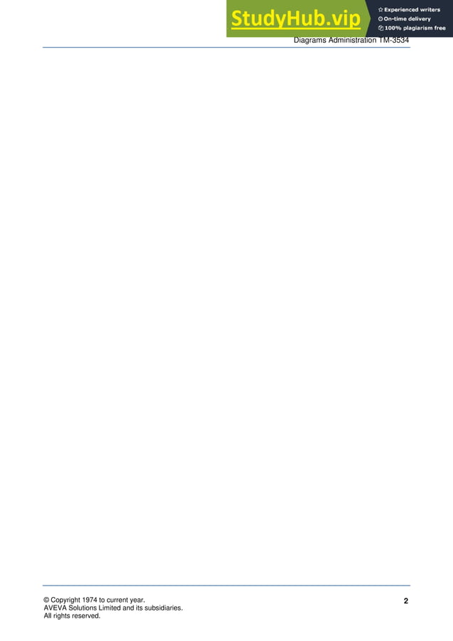 AVEVA Plant And AVEVA Marine (12.1) Diagrams Administration | PDF | Databases | Computer ...