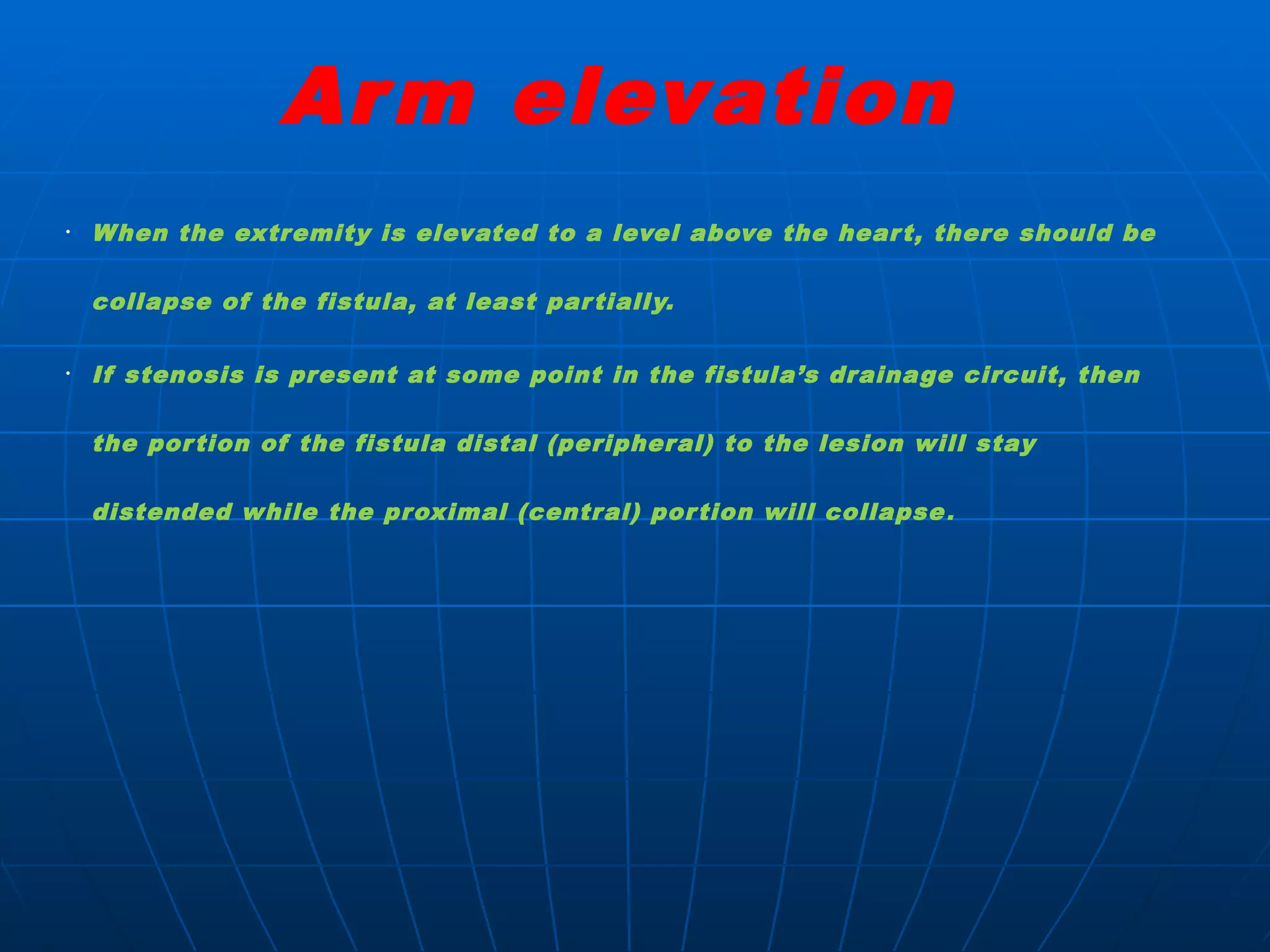 Av fistula examination - dr. tarek fayez | PPT