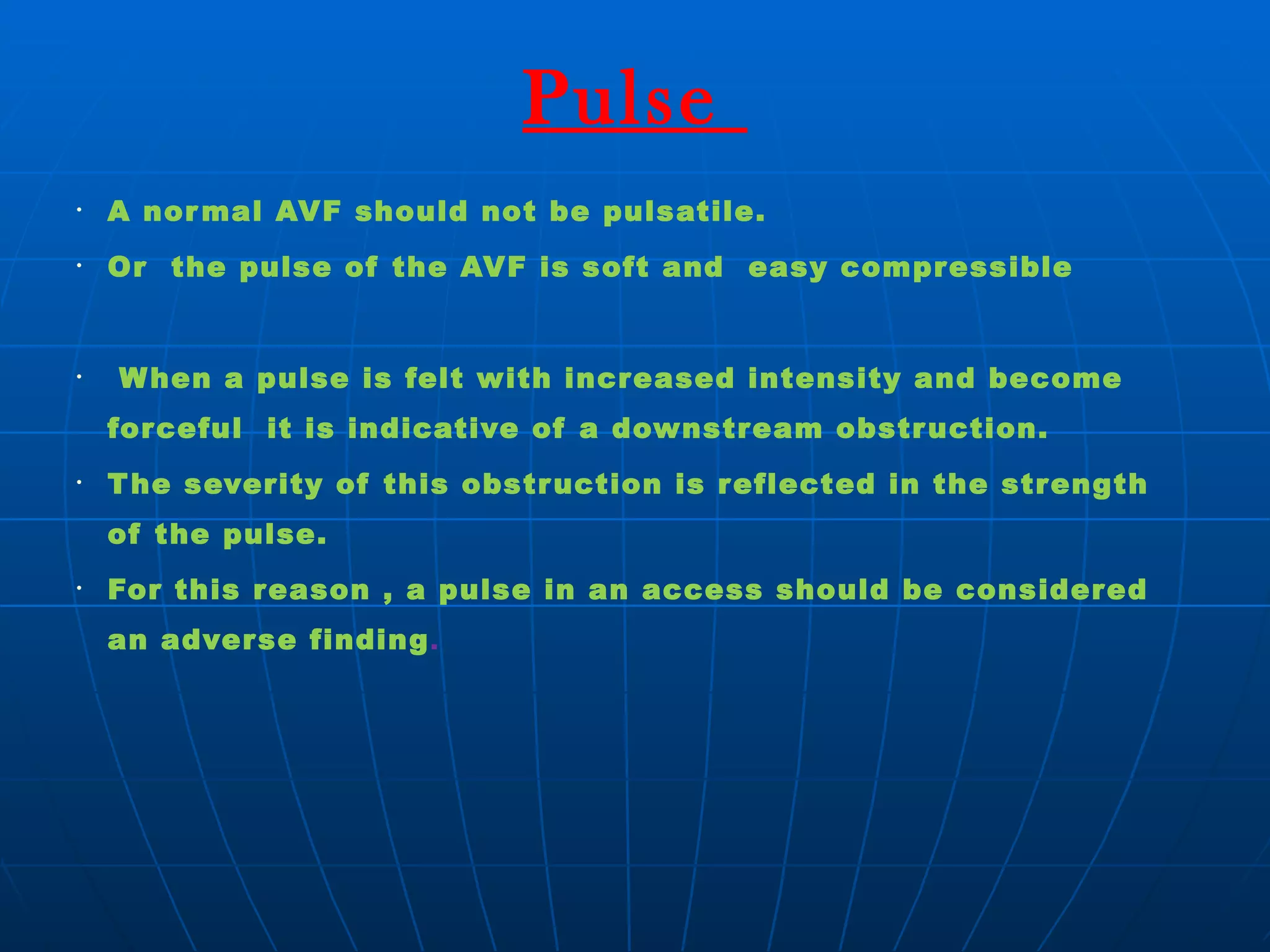 Av fistula examination - dr. tarek fayez | PPT