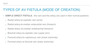 A V FISTULA .pptx
