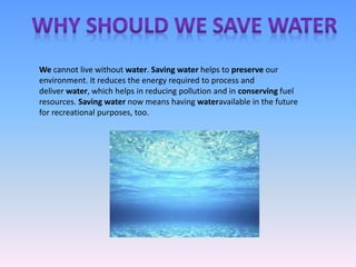 Water is Life | PPTX