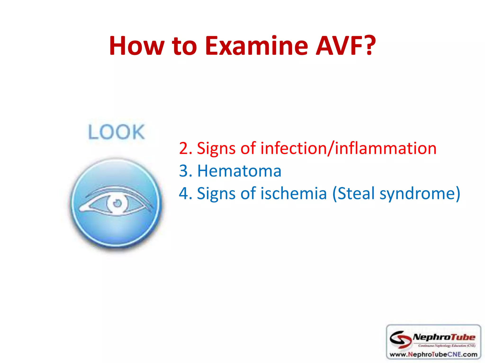 How to examine AVF in 10 minutes - Dr. Gawad | PPTX