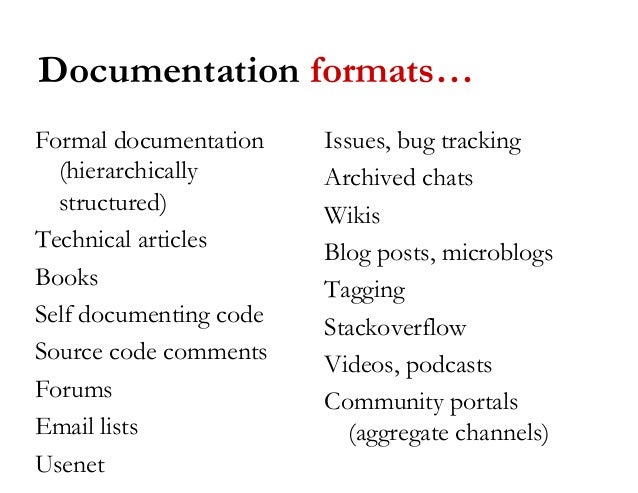 Crowdsourcing Documentation in Software Engineering