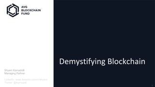 Introduction to Blockchain | PPT