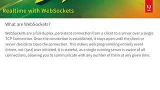 Realtime with websockets | PDF | Web Development | Internet