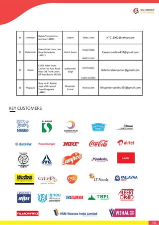 Transport Service By AVG Logistics Limited | PDF