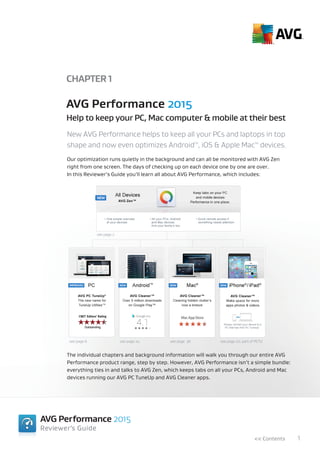 AVG Performance 2015 Reviewer's Guide | PDF | Computer Software and ...