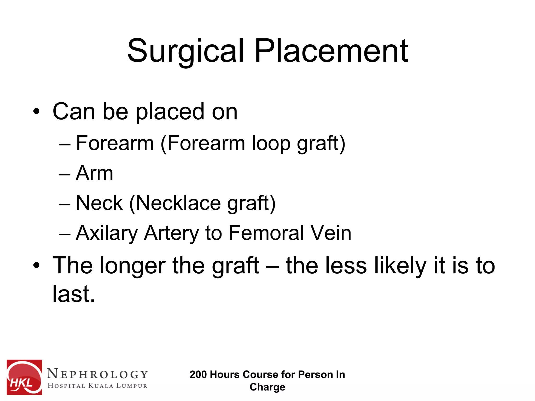 Av grafts and hemodialysis catheters vistana | PPTX