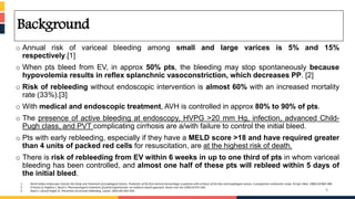 Acute Variceal Hemorrhage | PPTX