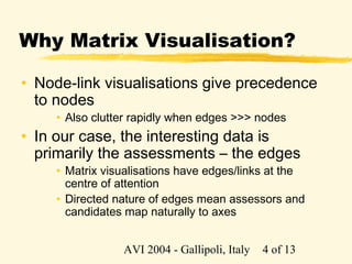 Exploring and Examining Assessment Data via a Matrix Visualisation | PPT