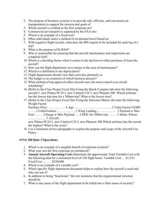 AVIA 360 Quiz 1,2,3,4 Liberty Homeworksimple.docx