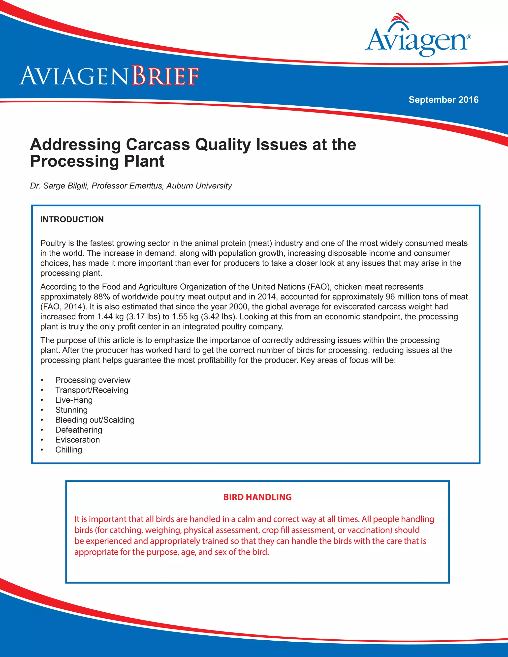 Aviagen brielf addressing-carcass-quality-issues-at-processing-plant ...