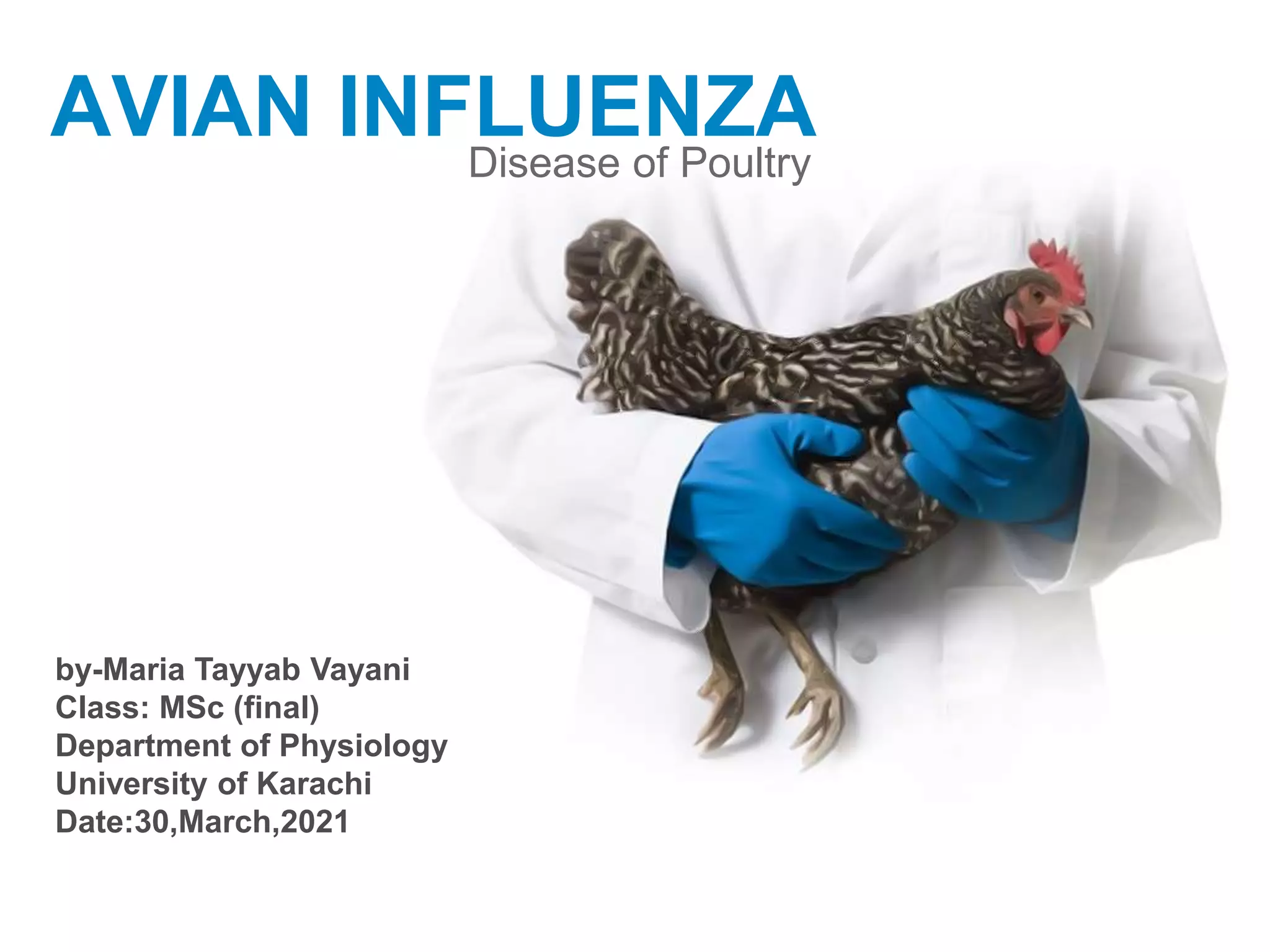 Avian fluenza virus | PPTX