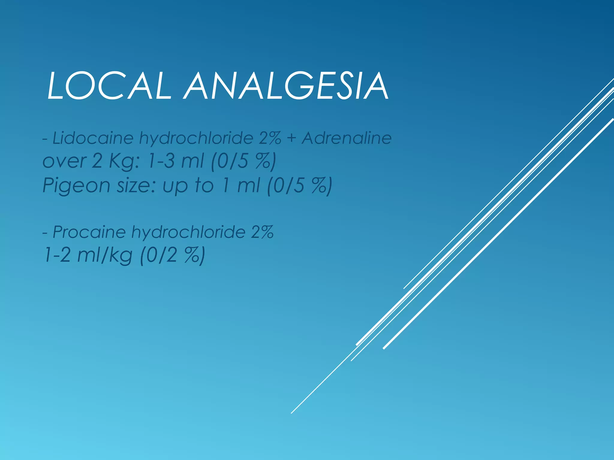 Avian anaesthesia | PPT